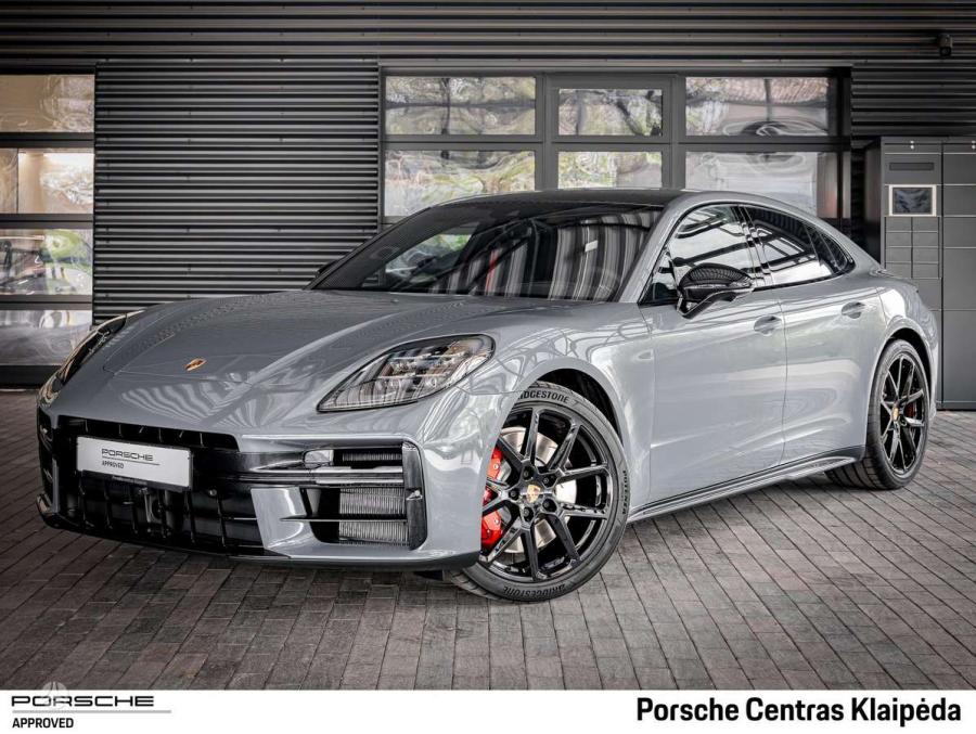 Pelēks Porsche Panamera 2026 Klaipėda, ar dzinēja tilpumu 4.00 L un nobraukumu 10 tūkst. km par 179911 €, foto 1 vietnē AUTOMOTO.COM.LV