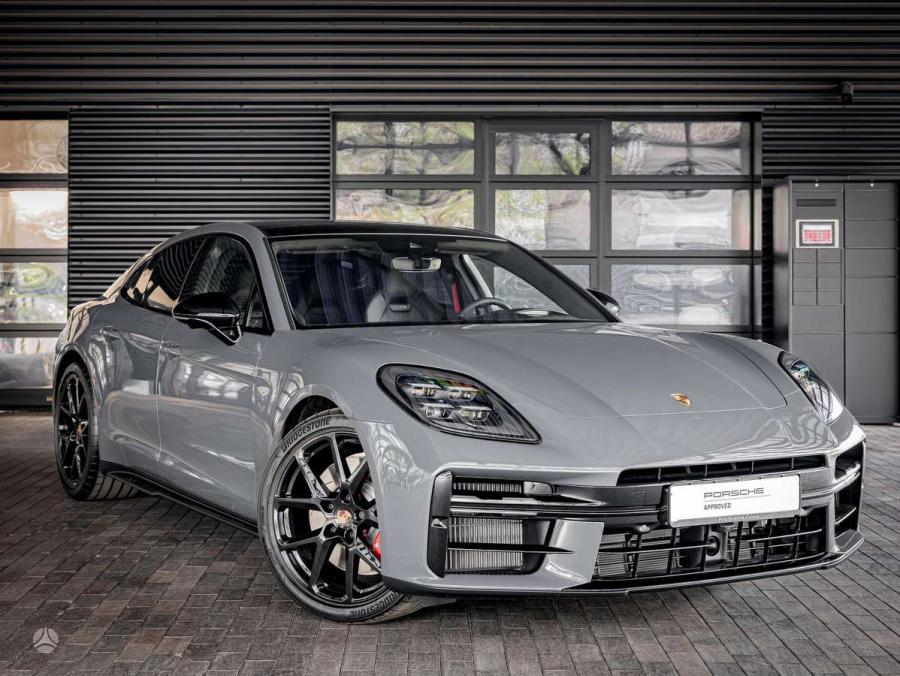 Pelēks Porsche Panamera 2026 Klaipėda, ar dzinēja tilpumu 4.00 L un nobraukumu 10 tūkst. km par 179911 €, foto 8 vietnē AUTOMOTO.COM.LV