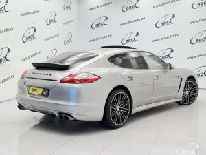 Grey Porsche Panamera 2011 in Vilnius, with an engine capacity of 4.81 L and mileage of 204 thousand km for 16900 €, photo 4 on AUTOMOTO.COM.LV