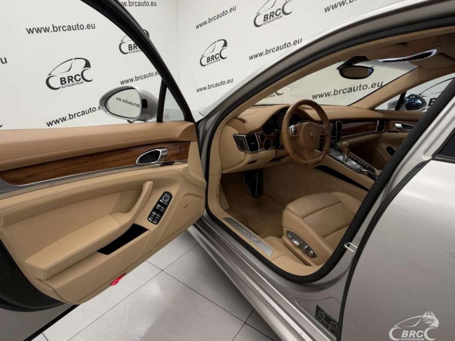 Grey Porsche Panamera 2011 in Vilnius, with an engine capacity of 4.81 L and mileage of 204 thousand km for 16900 €, photo 26 on AUTOMOTO.COM.LV