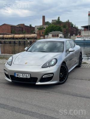 Grey Porsche Panamera 2012 in Liepaja, with an engine capacity of 4.80 L and mileage of 152 thousand km for 32000 €, photo  on AUTOMOTO.COM.LV