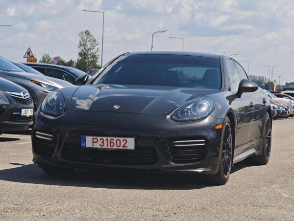 Grey Porsche Panamera 2014 in Vilnius, with an engine capacity of 4.80 L and mileage of 85 thousand km for 30299 €, photo 6 on AUTOMOTO.COM.LV
