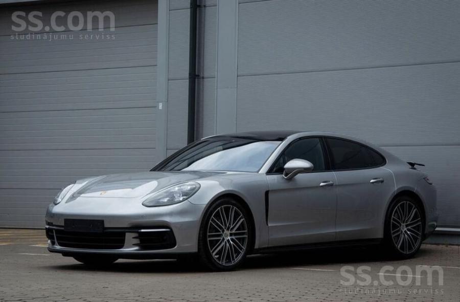 Grey Porsche Panamera 2017 in Riga, with an engine capacity of 3.00 L and mileage of 132 thousand km for 55500 €, photo 1 on AUTOMOTO.COM.LV