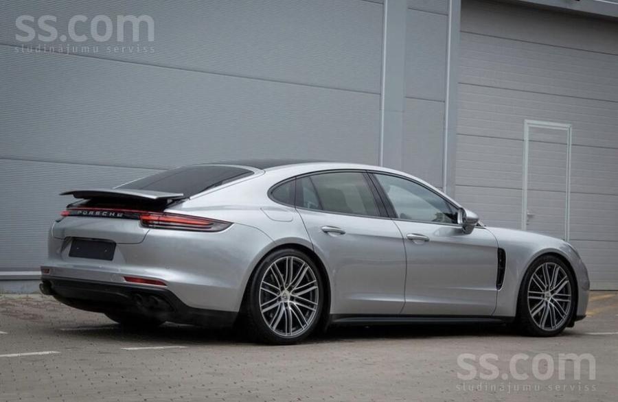 Grey Porsche Panamera 2017 in Riga, with an engine capacity of 3.00 L and mileage of 132 thousand km for 55500 €, photo 6 on AUTOMOTO.COM.LV