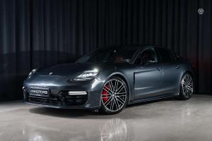 Pelēks Porsche Panamera 2017 Viļņa, ar dzinēja tilpumu 3.00 L un nobraukumu 71 tūkst. km par 49000 €, foto  vietnē AUTOMOTO.COM.LV