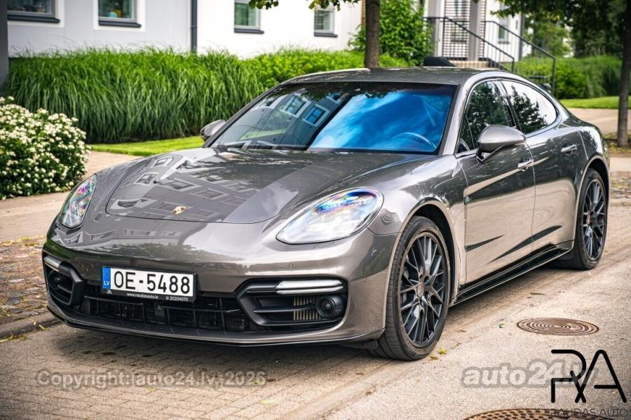 Grey Porsche Panamera 2017 in Riga, with an engine capacity of 4.00 L and mileage of 267 thousand km for 36990 €, photo 1 on AUTOMOTO.COM.LV