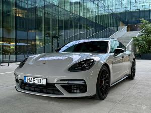 Grey Porsche Panamera 2017 in Vilnius, with an engine capacity of 4.00 L and mileage of 143 thousand km for 46500 €, photo  on AUTOMOTO.COM.LV