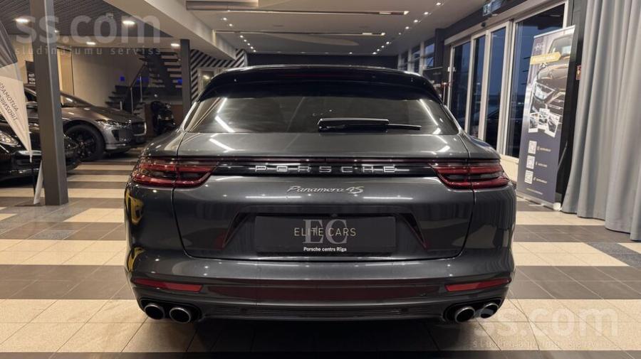 Pelēks Porsche Panamera 2018 Rīga, ar dzinēja tilpumu 2.90 L un nobraukumu 196 tūkst. km par 43500 €, foto 6 vietnē AUTOMOTO.COM.LV