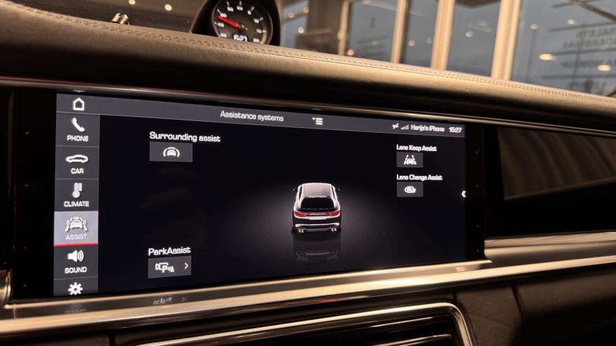 Pelēks Porsche Panamera 2018 Rīga, ar dzinēja tilpumu 2.90 L un nobraukumu 196 tūkst. km par 43500 €, foto 20 vietnē AUTOMOTO.COM.LV