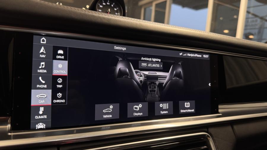 Pelēks Porsche Panamera 2018 Rīga, ar dzinēja tilpumu 2.90 L un nobraukumu 196 tūkst. km par 43500 €, foto 22 vietnē AUTOMOTO.COM.LV