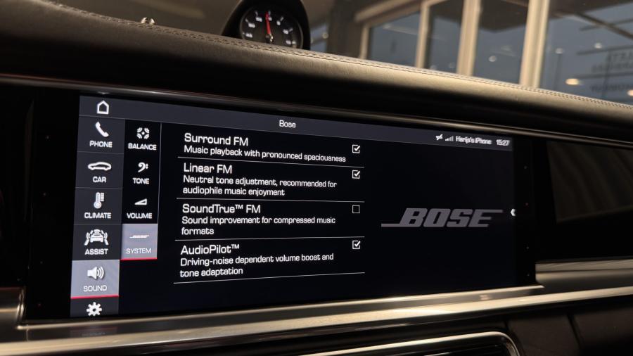 Pelēks Porsche Panamera 2018 Rīga, ar dzinēja tilpumu 2.90 L un nobraukumu 196 tūkst. km par 43500 €, foto 23 vietnē AUTOMOTO.COM.LV