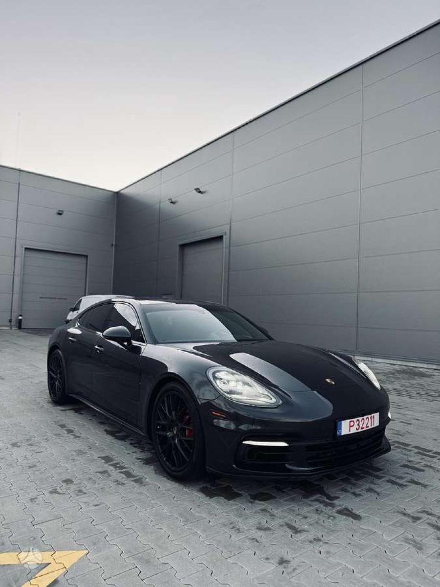 Pelēks Porsche Panamera 2018 Viļņa, ar dzinēja tilpumu 3.00 L un nobraukumu 150 tūkst. km par 42000 €, foto 3 vietnē AUTOMOTO.COM.LV