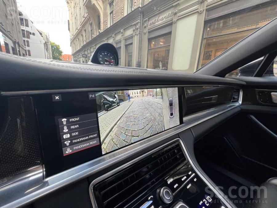 Grey Porsche Panamera 2018 in Riga, with an engine capacity of 2.90 L and mileage of 98 thousand km for 57800 €, photo 15 on AUTOMOTO.COM.LV