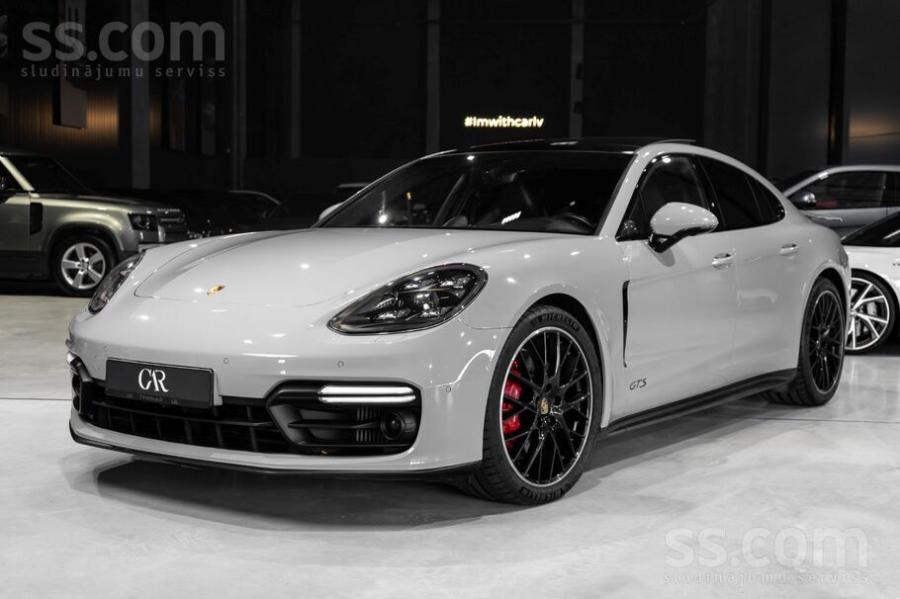 Pelēks Porsche Panamera 2019 Rīga, ar dzinēja tilpumu 4.00 L un nobraukumu 118 tūkst. km par 65340 €, foto 1 vietnē AUTOMOTO.COM.LV
