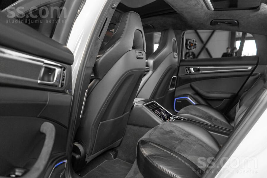 Pelēks Porsche Panamera 2019 Rīga, ar dzinēja tilpumu 4.00 L un nobraukumu 118 tūkst. km par 65340 €, foto 15 vietnē AUTOMOTO.COM.LV