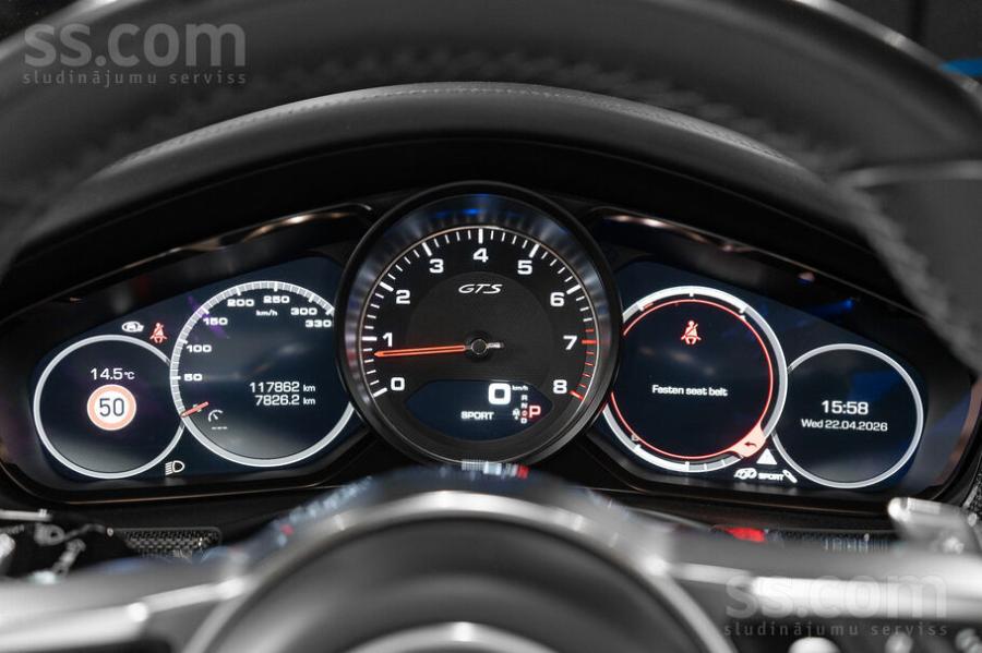 Pelēks Porsche Panamera 2019 Rīga, ar dzinēja tilpumu 4.00 L un nobraukumu 118 tūkst. km par 65340 €, foto 25 vietnē AUTOMOTO.COM.LV