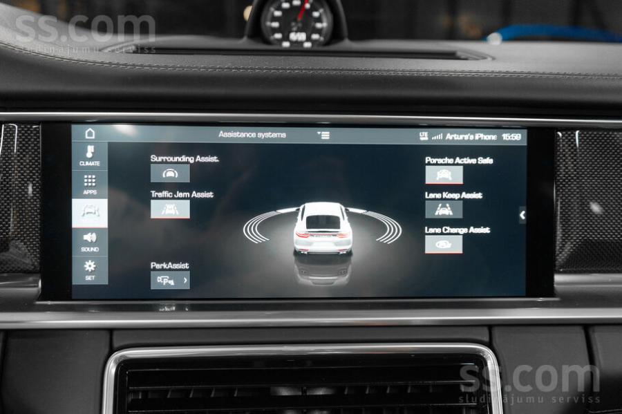 Pelēks Porsche Panamera 2019 Rīga, ar dzinēja tilpumu 4.00 L un nobraukumu 118 tūkst. km par 65340 €, foto 33 vietnē AUTOMOTO.COM.LV