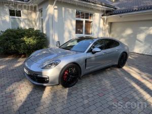 Grey Porsche Panamera 2019 in Riga, with an engine capacity of 4.00 L and mileage of 139 thousand km for 56000 €, photo 1 on AUTOMOTO.COM.LV