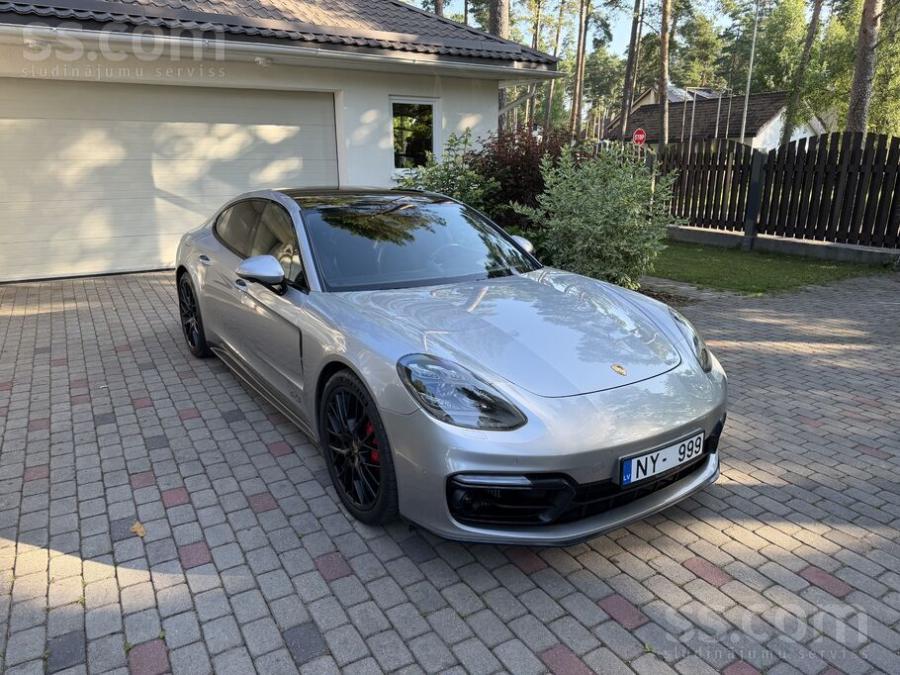 Grey Porsche Panamera 2019 in Riga, with an engine capacity of 4.00 L and mileage of 139 thousand km for 56000 €, photo 3 on AUTOMOTO.COM.LV