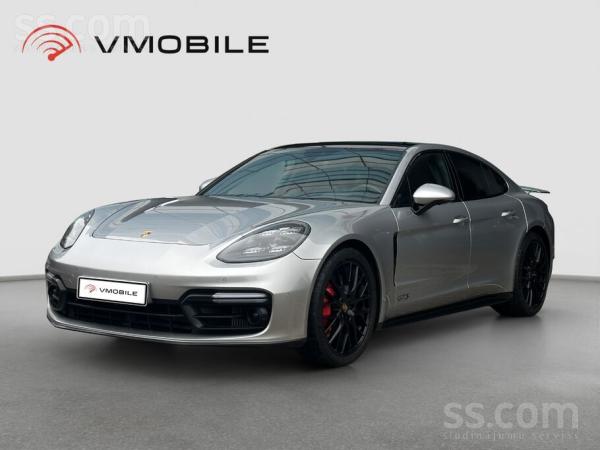 Grey Porsche Panamera 2019 in Riga, with an engine capacity of 4.00 L and mileage of 140 thousand km for 54990 €, photo 1 on AUTOMOTO.COM.LV