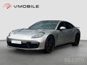Grey Porsche Panamera 2019 in Riga, with an engine capacity of 4.00 L and mileage of 140 thousand km for 54990 €, photo  on AUTOMOTO.COM.LV