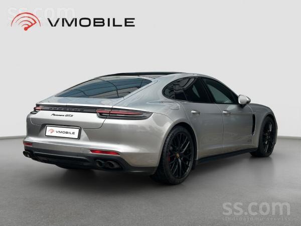 Grey Porsche Panamera 2019 in Riga, with an engine capacity of 4.00 L and mileage of 140 thousand km for 54990 €, photo 3 on AUTOMOTO.COM.LV