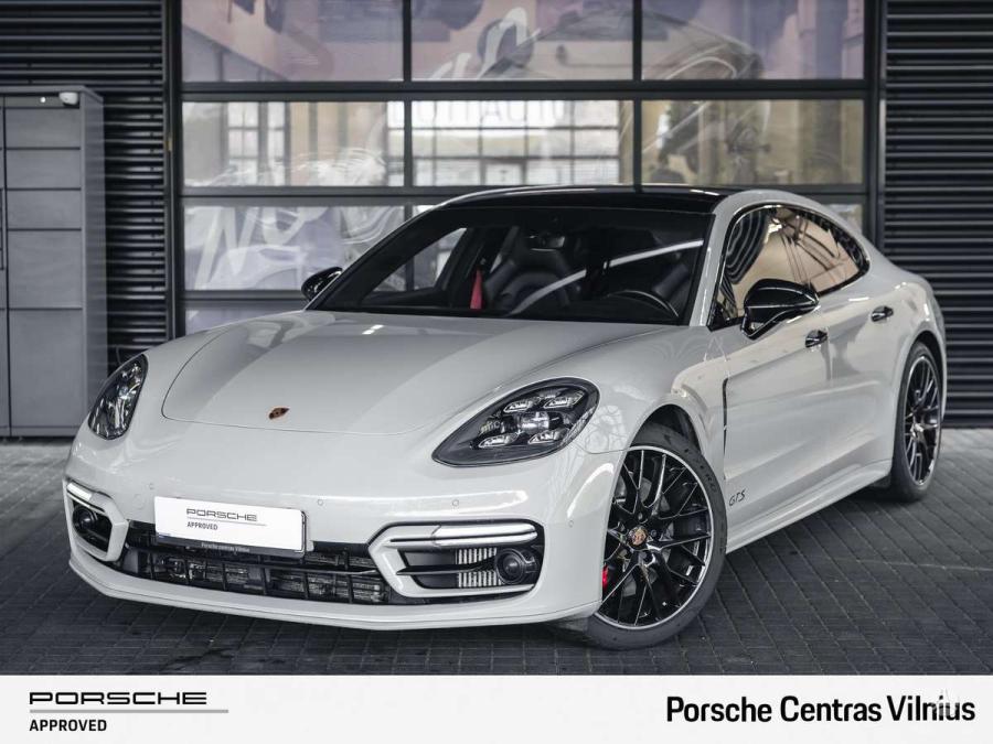 Pelēks Porsche Panamera 2021 Viļņa, ar dzinēja tilpumu 4.00 L un nobraukumu 86 tūkst. km par 89911 €, foto 1 vietnē AUTOMOTO.COM.LV
