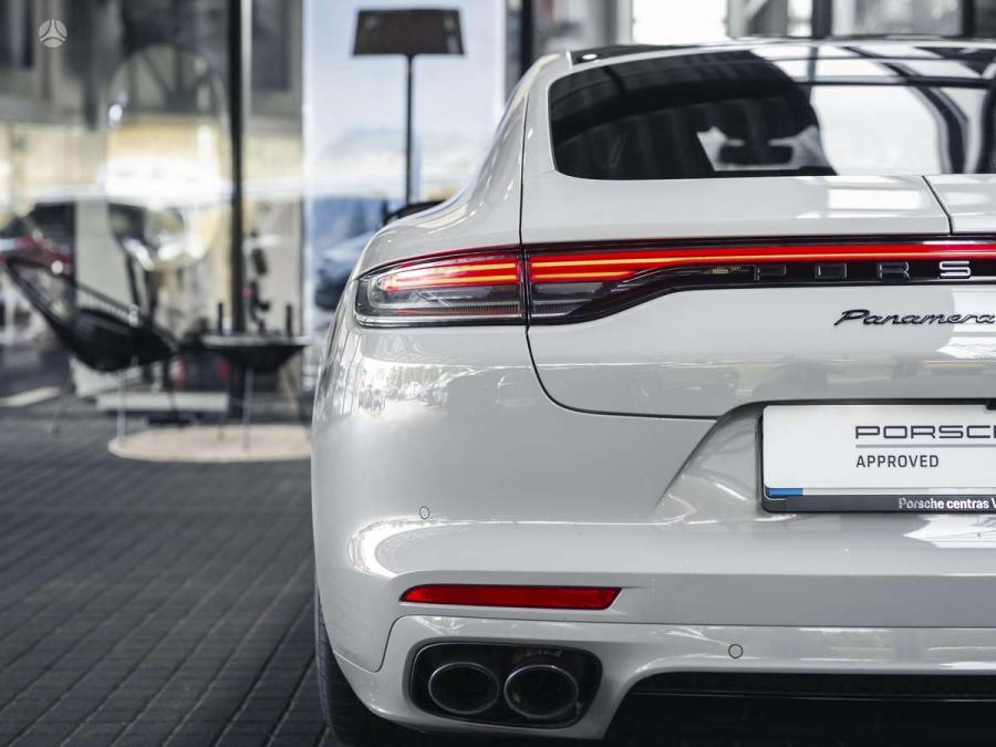 Pelēks Porsche Panamera 2021 Viļņa, ar dzinēja tilpumu 4.00 L un nobraukumu 86 tūkst. km par 89911 €, foto 17 vietnē AUTOMOTO.COM.LV