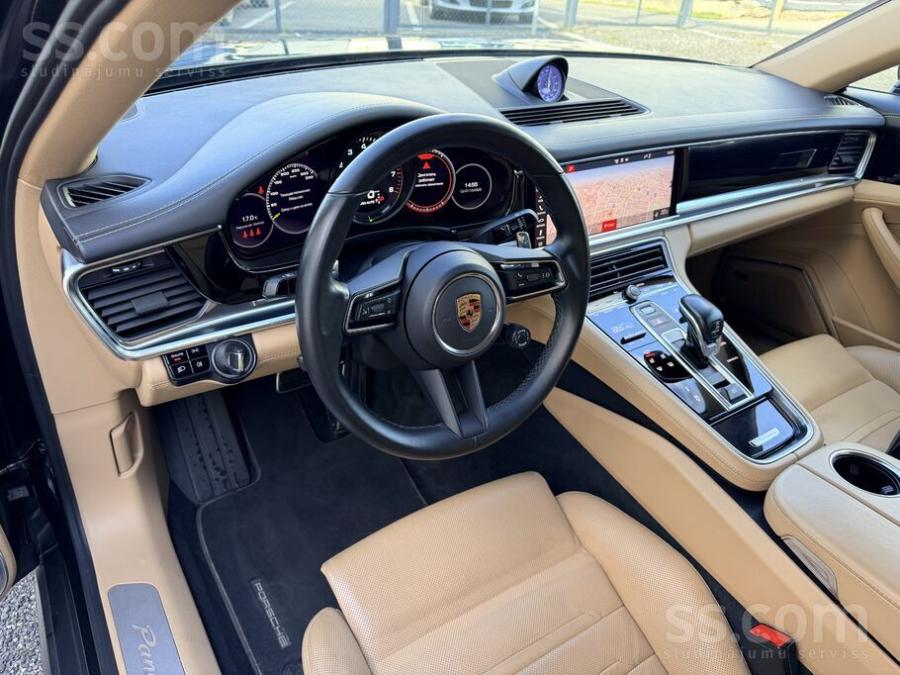 Grey Porsche Panamera 2021 in Riga, with an engine capacity of 2.90 L and mileage of 48 thousand km for 87000 €, photo 6 on AUTOMOTO.COM.LV