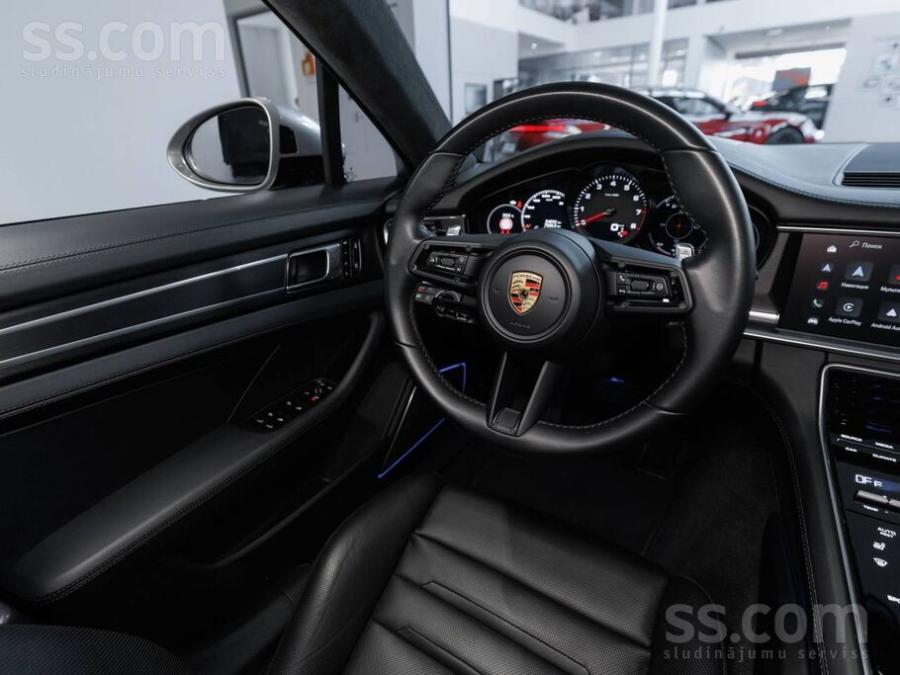 Pelēks Porsche Panamera 2023 Rīga, ar dzinēja tilpumu 2.90 L un nobraukumu 55 tūkst. km par 79900 €, foto 6 vietnē AUTOMOTO.COM.LV