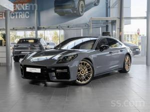 Grey Porsche Panamera 2024 in Riga, with an engine capacity of 4.00 L and mileage of 62 thousand km for 128000 €, photo  on AUTOMOTO.COM.LV