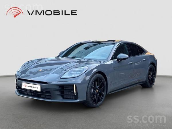 Grey Porsche Panamera 2025 in Riga, with an engine capacity of 2.90 L and mileage of 16 thousand km for 131290 €, photo 1 on AUTOMOTO.COM.LV
