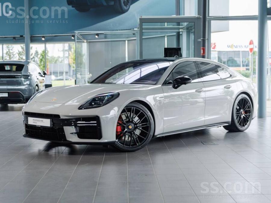 Grey Porsche Panamera 2026 in Riga, with an engine capacity of 4.00 L and mileage of 5 thousand km for 176000 €, photo 1 on AUTOMOTO.COM.LV