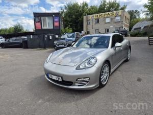Grey Porsche Panamera 2012 in Riga, with an engine capacity of 3.60 L and mileage of 122 thousand km for 21990 €, photo  on AUTOMOTO.COM.LV