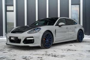 Pelēks Porsche Panamera 2018 Viļņa, ar dzinēja tilpumu 3.00 L un nobraukumu 100 tūkst. km par 58900 €, foto 2 vietnē AUTOMOTO.COM.LV