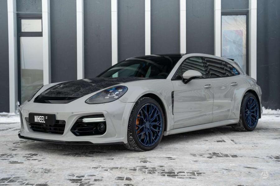 Pelēks Porsche Panamera 2018 Viļņa, ar dzinēja tilpumu 3.00 L un nobraukumu 100 tūkst. km par 58900 €, foto 2 vietnē AUTOMOTO.COM.LV