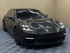 Pelēks Porsche Panamera 2018 Marijampole, ar dzinēja tilpumu 2.89 L un nobraukumu 183 tūkst. km par 37000 €, foto  vietnē AUTOMOTO.COM.LV