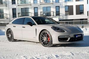 Grey Porsche Panamera 2022 in Vilnius, with an engine capacity of 4.00 L and mileage of 78 thousand km for 104990 €, photo 7 on AUTOMOTO.COM.LV