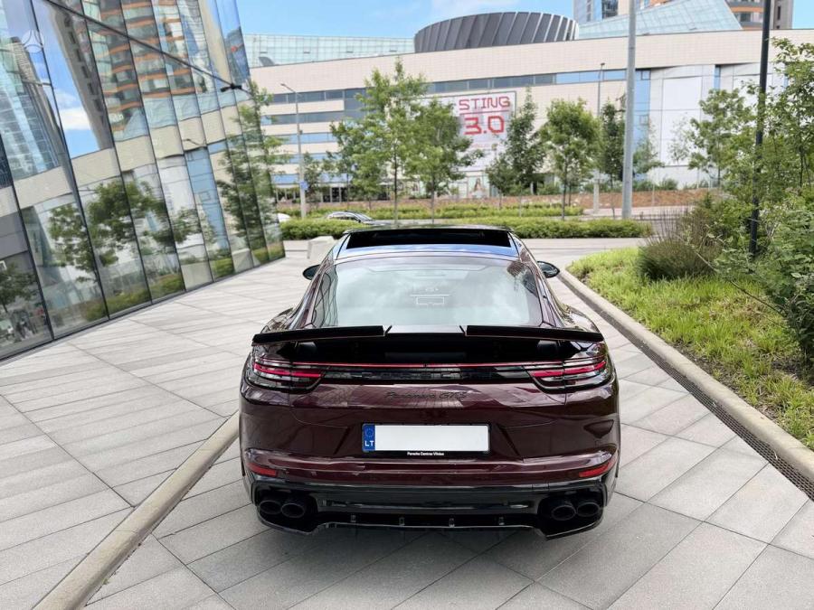 Sarkans Porsche Panamera 2021 Viļņa, ar dzinēja tilpumu 4.00 L un nobraukumu 37 tūkst. km par 62900 €, foto 7 vietnē AUTOMOTO.COM.LV