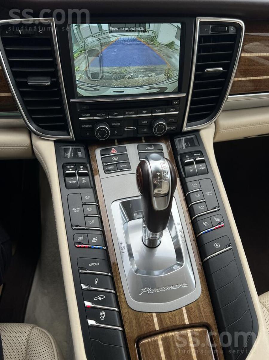 Sarkans Porsche Panamera 2013 Rīga, ar dzinēja tilpumu 3.00 L un nobraukumu 178 tūkst. km par 26500 €, foto 16 vietnē AUTOMOTO.COM.LV