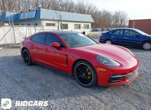 Sarkans Porsche Panamera 2020 Kauņa, ar dzinēja tilpumu 3.00 L un nobraukumu 15 tūkst. km par 29900 €, foto  vietnē AUTOMOTO.COM.LV