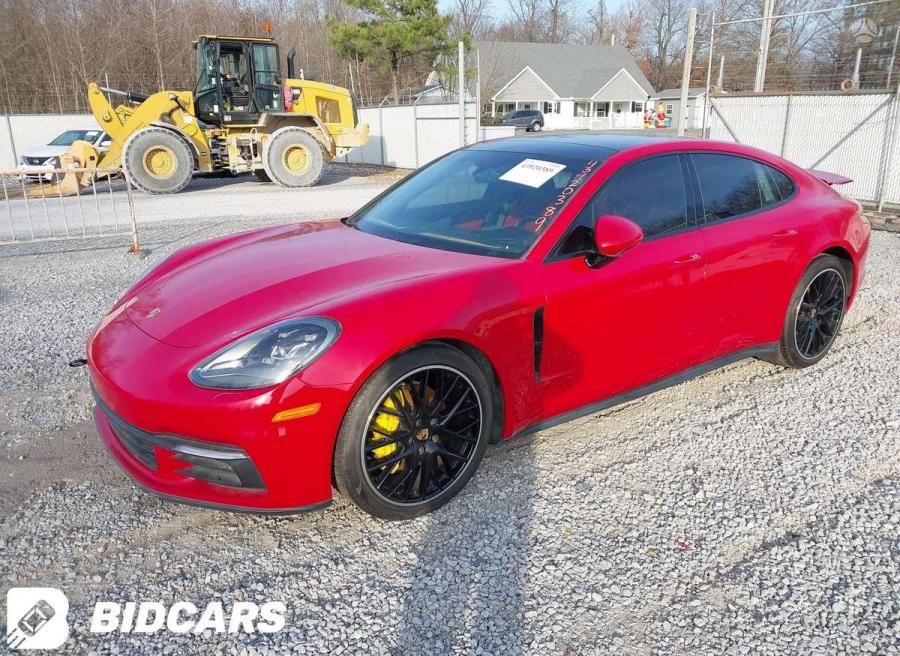 Sarkans Porsche Panamera 2020 Kauņa, ar dzinēja tilpumu 3.00 L un nobraukumu 15 tūkst. km par 29900 €, foto 3 vietnē AUTOMOTO.COM.LV