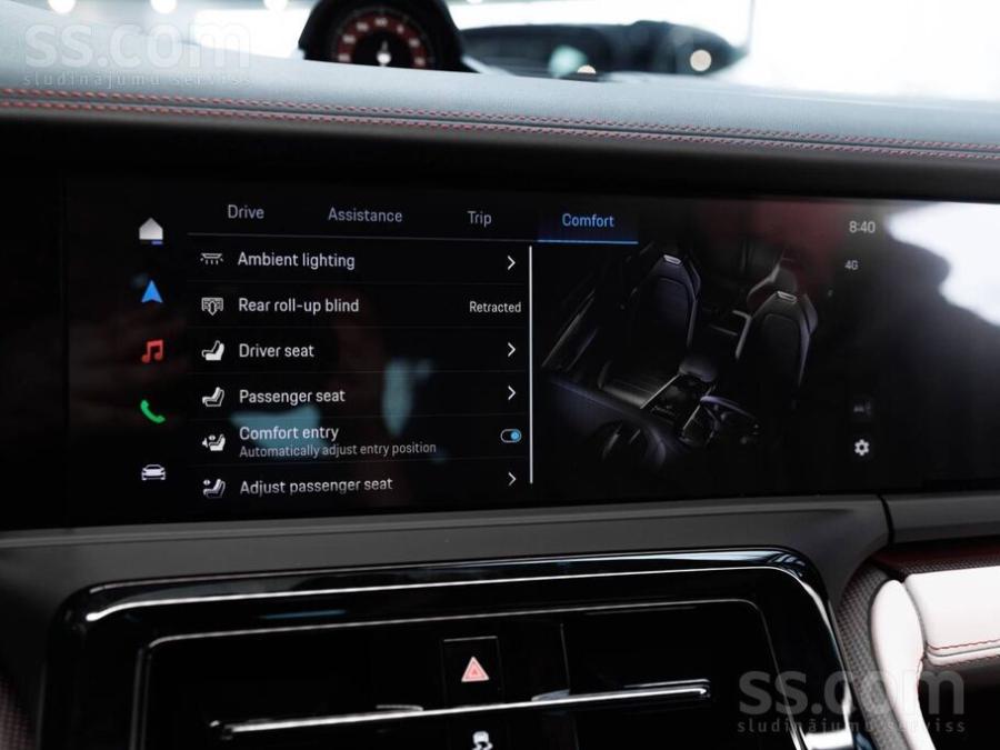 Sarkans Porsche Panamera 2026 Rīga, ar dzinēja tilpumu 4.00 L un nobraukumu 3 tūkst. km par 175900 €, foto 27 vietnē AUTOMOTO.COM.LV