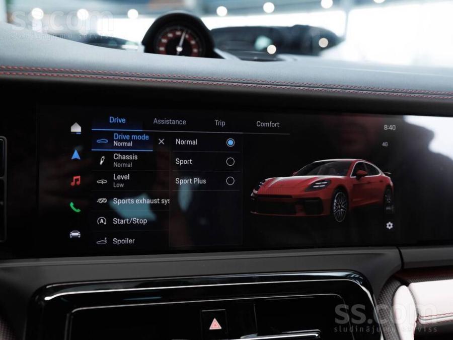 Sarkans Porsche Panamera 2026 Rīga, ar dzinēja tilpumu 4.00 L un nobraukumu 3 tūkst. km par 175900 €, foto 28 vietnē AUTOMOTO.COM.LV