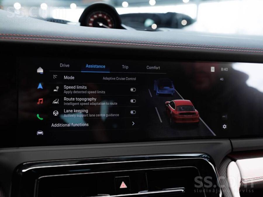 Sarkans Porsche Panamera 2026 Rīga, ar dzinēja tilpumu 4.00 L un nobraukumu 3 tūkst. km par 175900 €, foto 29 vietnē AUTOMOTO.COM.LV