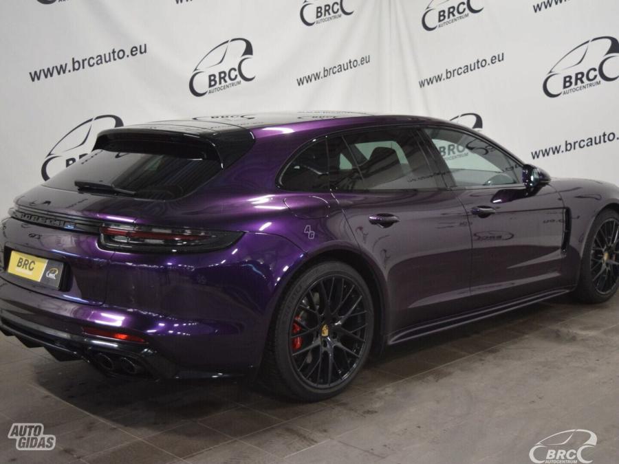 Violet Porsche Panamera 2019 in Riga, with an engine capacity of 4.00 L and mileage of 58 thousand km for 76900 €, photo 2 on AUTOMOTO.COM.LV