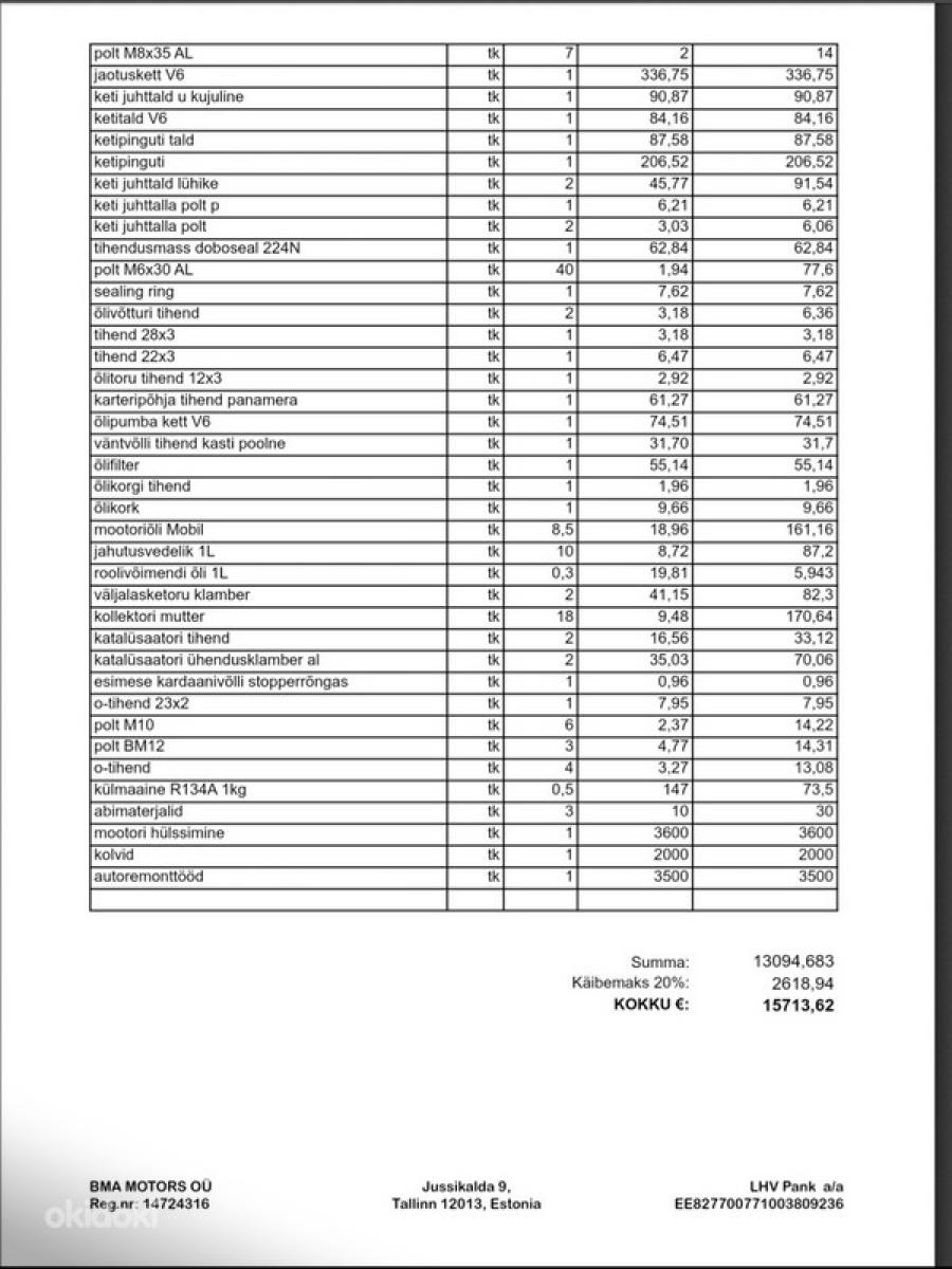 Белый Порше Панамера 2013 в Таллин, объемом двигателя 0.31 л и пробегом 0 тыс. км за 19900 €, фото 16 на AUTOMOTO.COM.LV