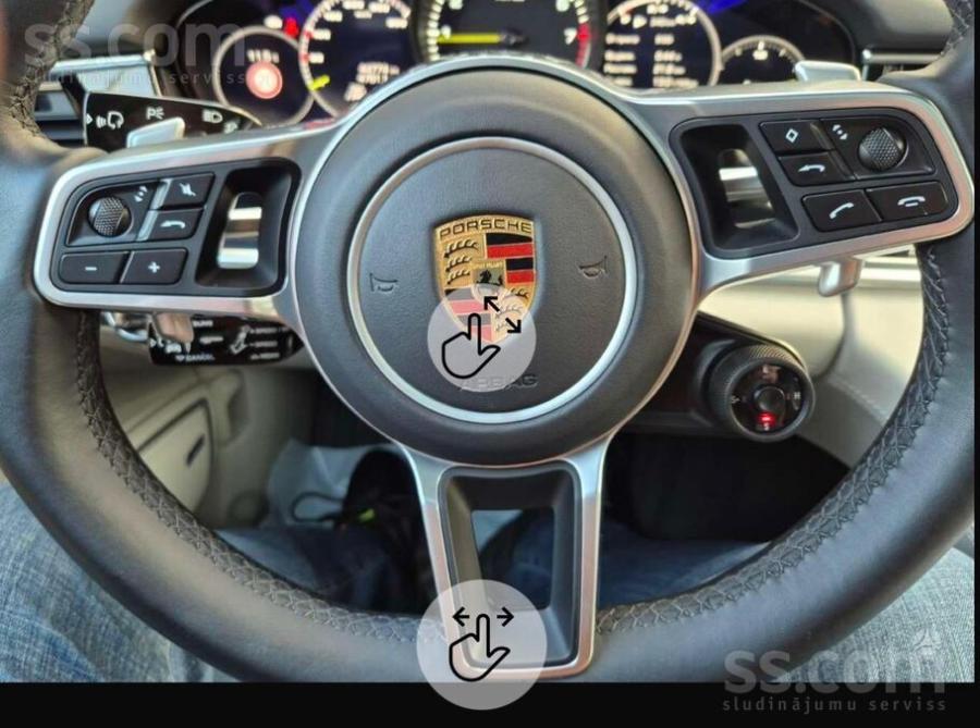 White Porsche Panamera 2020 in Riga, with an engine capacity of 2.90 L and mileage of 44 thousand km for 64900 €, photo 11 on AUTOMOTO.COM.LV