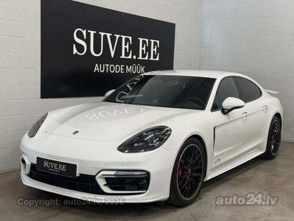 White Porsche Panamera 2022 in Tallinn, with an engine capacity of 4.00 L and mileage of 48 thousand km for 84995 €, photo 1 on AUTOMOTO.COM.LV