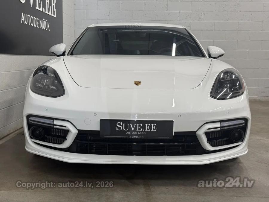 White Porsche Panamera 2022 in Tallinn, with an engine capacity of 4.00 L and mileage of 48 thousand km for 84995 €, photo 6 on AUTOMOTO.COM.LV